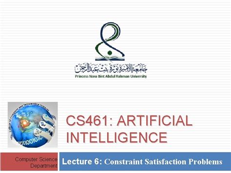 1 cs 461 artificial intelligence computer science department