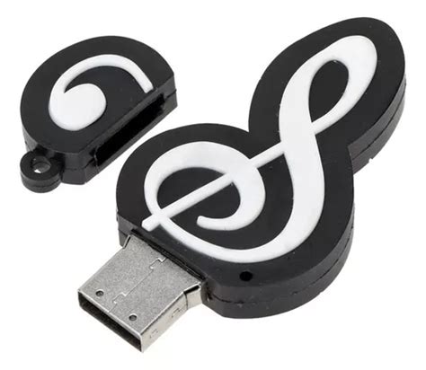 6x Usb 2 0 Stick Cute Cartoon Memory Stick Music Notes Symbo Frete Grátis