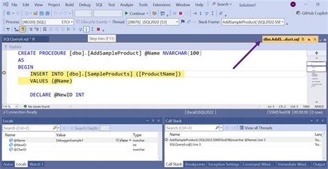 Using The T Sql Debugger