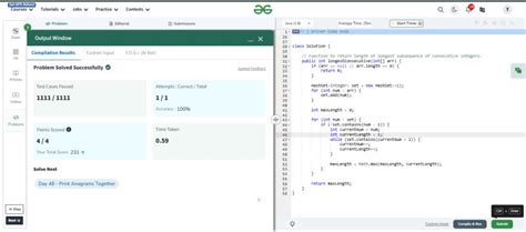 Taniya Goyal On Linkedin Geekstreak2024 Gfg160 Codingjourney