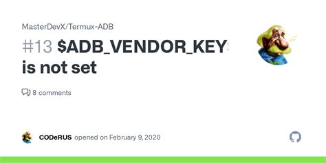 Adb Vendor Keys Is Not Set Issue Masterdevx Termux Adb Github