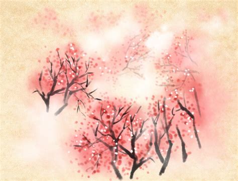 李白之《赠汪伦》插画创作习作芊莳原创作品 站酷zcool