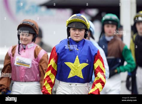 Jockey Ella Herbison At Leicester Racecourse Picture Date Tuesday