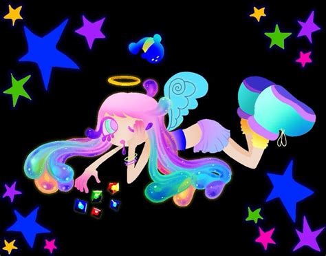 Chirpy Chips Harmony Splatoon Neon Art Whimsical Furniture