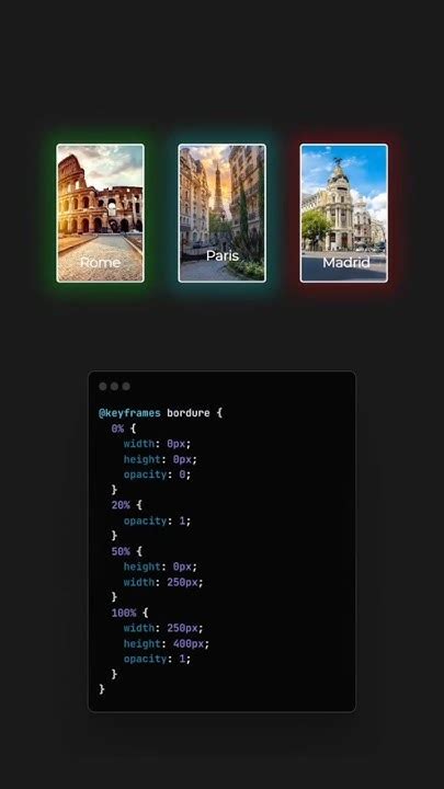 Animated Card Using Html And Css🧑‍💻 Web Development 2025🔥 Shorts Html Youtube