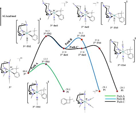 Energy Profiles For The Reductive Elimination Of Cycloneophyl From Download Scientific Diagram