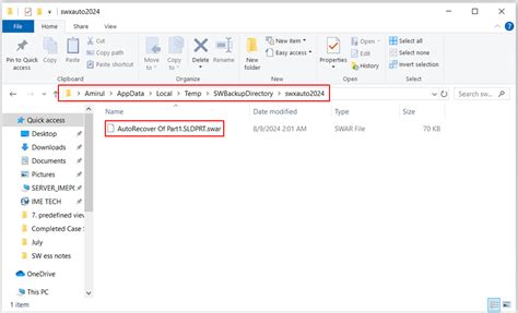 SOLIDWORKS Data Recovery Auto Recovery And Backup Settings IME Wiki