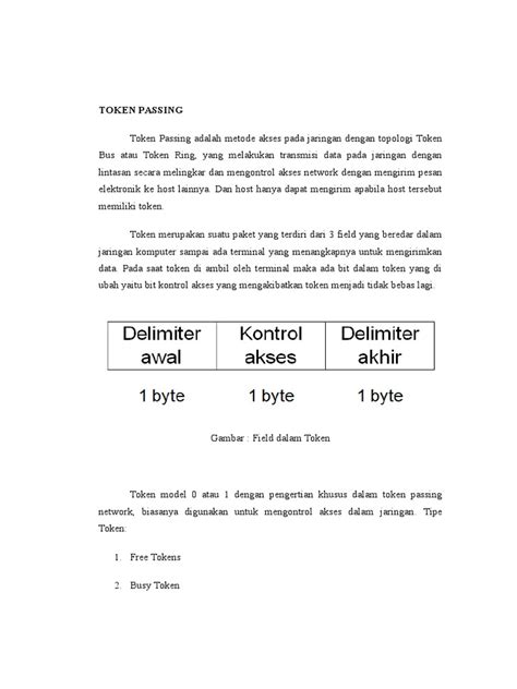 Token Passing Pdf