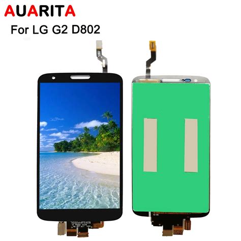 1pcs LCD Screen For LG G2 LGG2 D802 D805 LCD Display Touch Panel Screen Digitizer Assembly Black