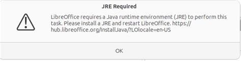 Java Runtime In 242 English Ask Libreoffice