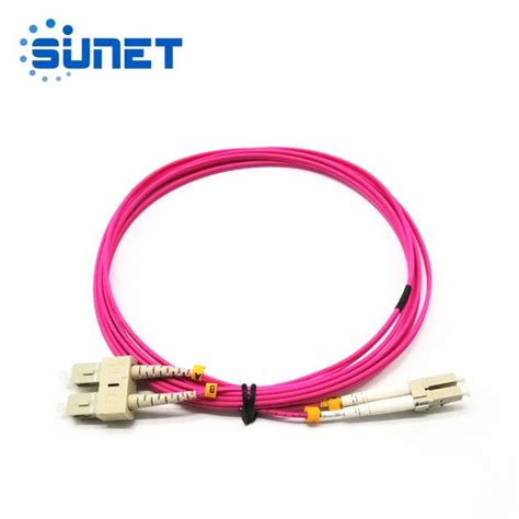 Duplex Connector Simplex Mm Multimode Om Om Fiber Optic Patch Cord Cable China Armored Patch