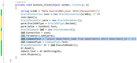 Getting Started With Oracle Data Provider For Net C Version