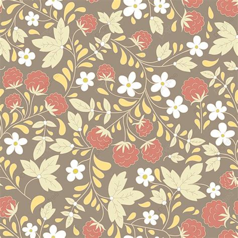 Seamless Raspberry Pattern Vector Illustration Vector Season Background