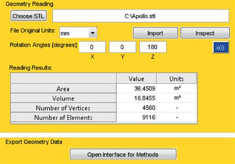 Interface For Geometry Analysis Program Download Scientific Diagram
