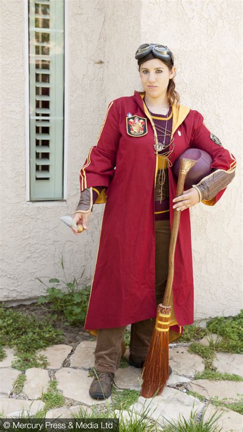 Gryffindor Quidditch Cosplay 1 Harry Potter Fan And Her Collection