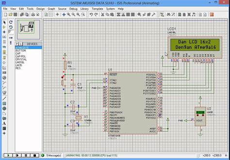 Sistem Akuisisi Data Suhu Berbasis Atmega16 Teknik Mekatronika
