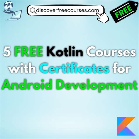 5 Free Kotlin Courses Online For Android Development In 2025 Discover Free Courses