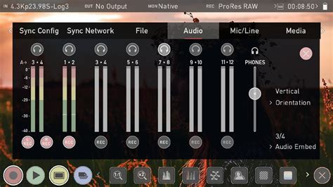 Audio Menu Support Atomos