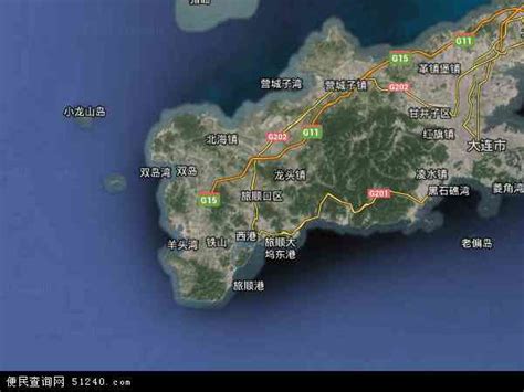 大连市地图高清全图 大连各个区分布图 随意云