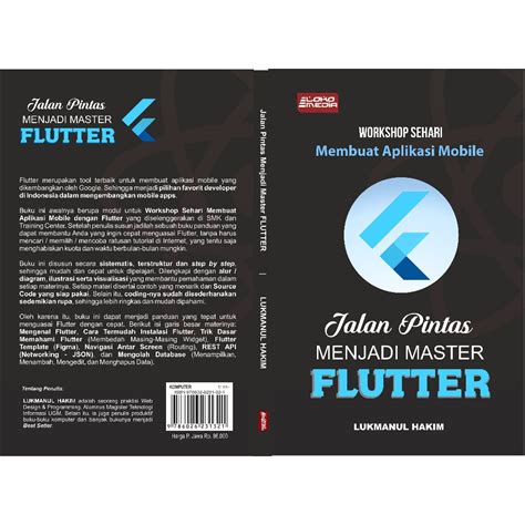 Jual Buku Jalan Pintas Menjadi Master Flutter Workshop Sehari Membuat