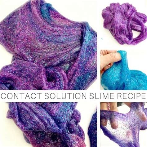 Slime Recipe With Contact Solution Little Bins For Little Hands