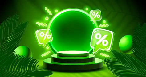 메가 세일 특별 제안 스테이지 포디움 퍼센트 어워드 장식 요소 배경에 대한 스테이지 포디움 씬 벡터 3차원 형태에 대한 스톡 벡터 아트 및 기타 이미지 Istock