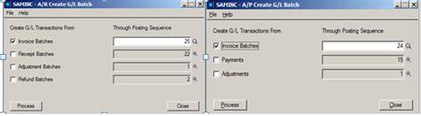 Create Gl Batch Option In Sage 300 Erp Sage 300 Erp Tips Tricks And Components