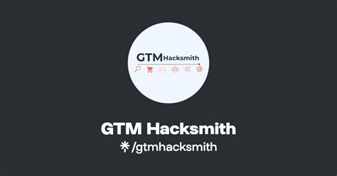 Gtm Hacksmith Linktree