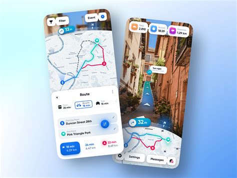 Mobile Navigation App Design Behance