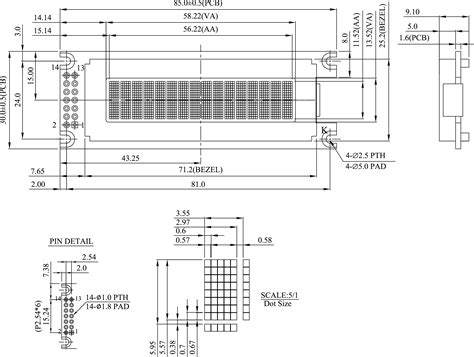 16x2 COB OLED Character Display