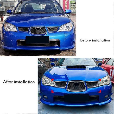 Car Grille Front Hood Grille For Subaru Impreza Wrx Sti 2006 2007b