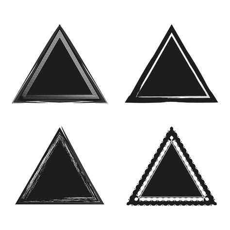 Premium Vector Triangle Basic Shape Vector Illustration Eps 10 Stock