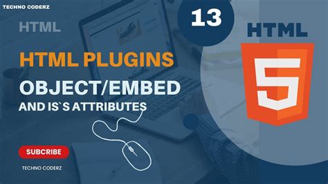 html plugins object and embeded youtube