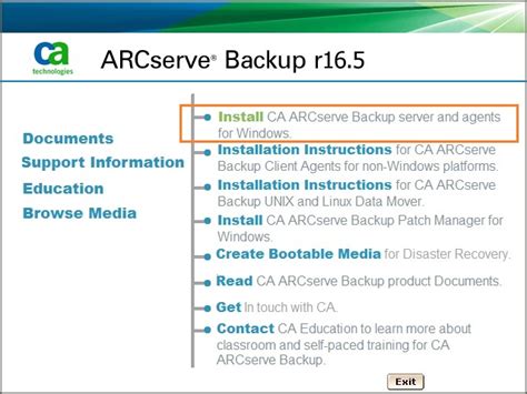 CA Arcserve Backup R16 5 Step By Step Welcome To DoitFixit Com