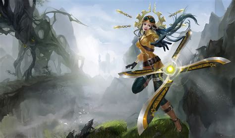lol英雄联盟刀锋意志艾瑞莉娅刀妹皮肤高清无水印原画下载 1 萌娘资源站