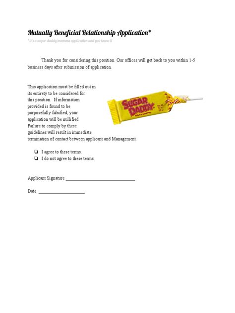 Sugar Daddy Application Form Free To Use Sex Human Reproduction