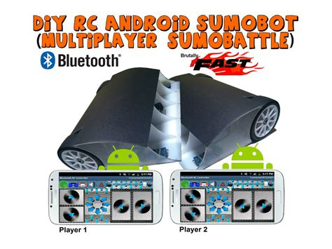 Diy Rc Android Sumobot Sumo Robot 17 Steps With Pictures