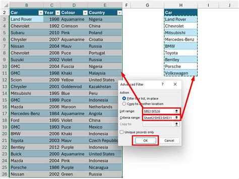How To Filter Based On A List In Excel