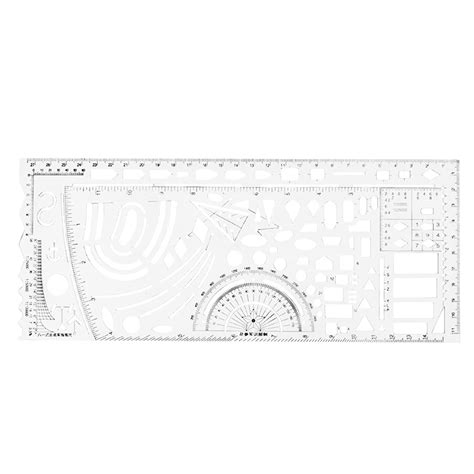 Drawing Stencil Geometric Ruler Measuring Draft Nepal Ubuy