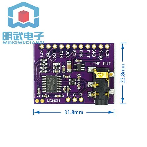 Mcu 5102 Pcm5102a Stereo Dac Digital To Analog Converter Pll Voice