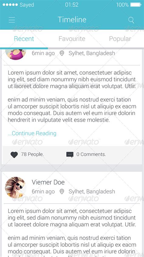 Phone OS Style App UI Web Elements GraphicRiver