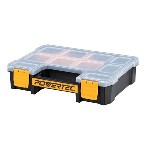 ‎powertec Small Parts Organizer And Tool Box 10 Compartments