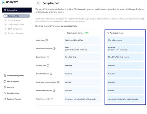 How To Send Dfy Setup Request Analyzify Docs