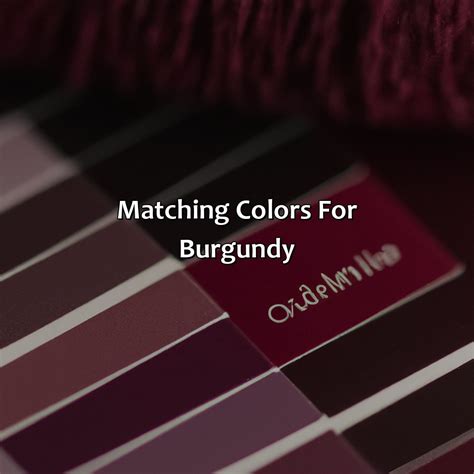 What Colors Go With Burgundy