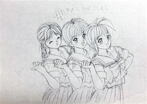 「お正月恒例 こくら出し なんか今出てきた1枚 多分1995～1997年あたりもので、 絵コンテ用紙のチラ裏の落書きです」こくら雅史（小倉雅史）の漫画