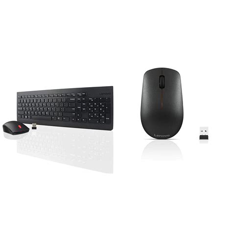Amazon In Buy Lenovo Wireless Keyboard And Mouse Set Ghz Nano Usb Receiver Full Size