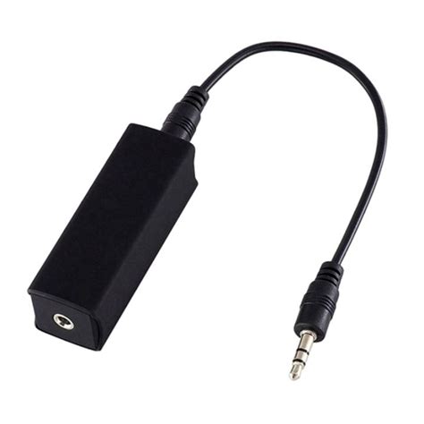 ASPO Speaker Line Mm Aux Audio Noise Filter Ground Loop Noise Isolator Eliminate For Car