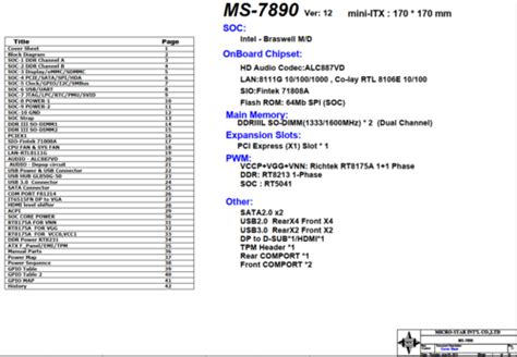 Msi Ms 7890 Rev 1 0 1 2 Schematic Pdf And Boardview Cad Msi Mb Pc Devicedb База данных
