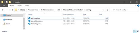 IIS Administration API Thinkwise Documentation