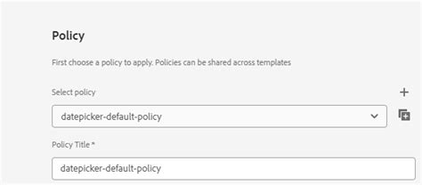 Adaptive Forms Core Component Date Picker Adobe Experience Manager